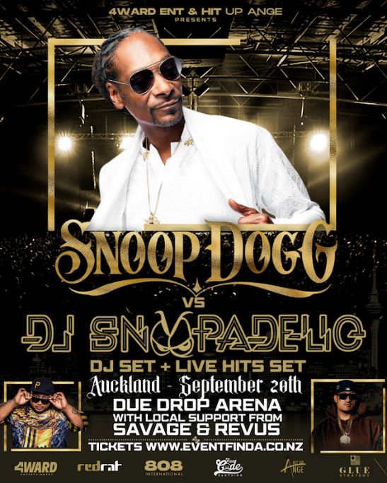 Snoop Dogg Announces One-Night-Only New Zealand Show With A Unique Two ...