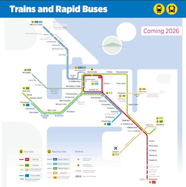 Auckland.Scoop » Auckland’s New Train Network – Coming Soon