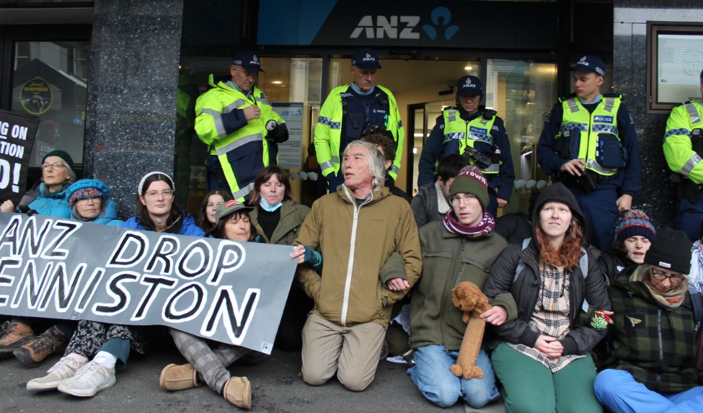 ANZ Protest In Dunedin - As Part Of A Series Of Protests Around The ...