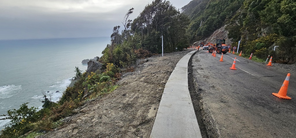 Retaining Wall Complete At Rockfall Site | Scoop News
