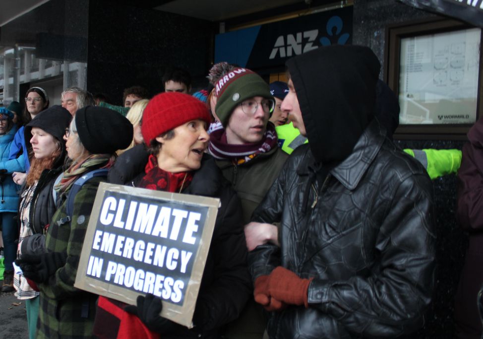 ANZ Protest In Dunedin - As Part Of A Series Of Protests Around The ...