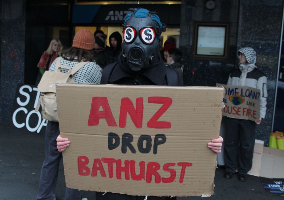 ANZ Protest In Dunedin - As Part Of A Series Of Protests Around The ...