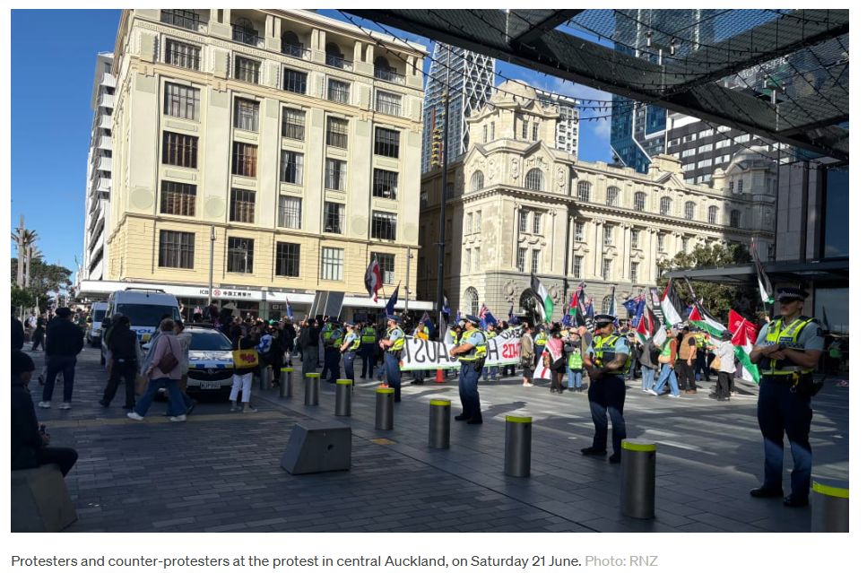 Auckland.Scoop » Destiny Church Protesters Set Flags On Fire In ...