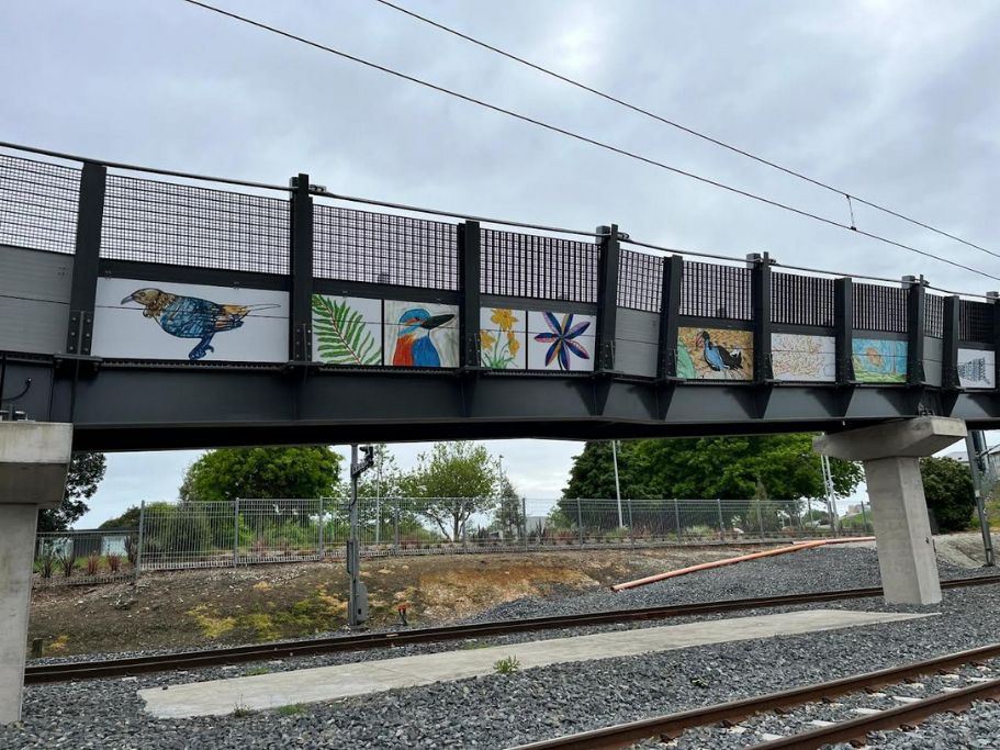 Auckland.Scoop » Student Art Brings Homai Station To Life