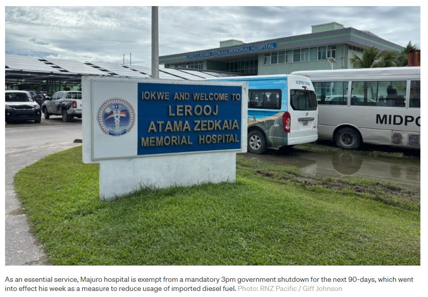 Pacific.scoop.co.nz » Marshall Islands Government Shuts Down At 3pm ...