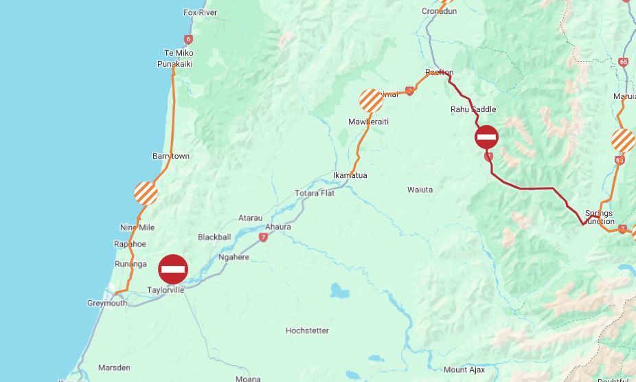 Another Slip/Flooding Closure On West Coast | Scoop News