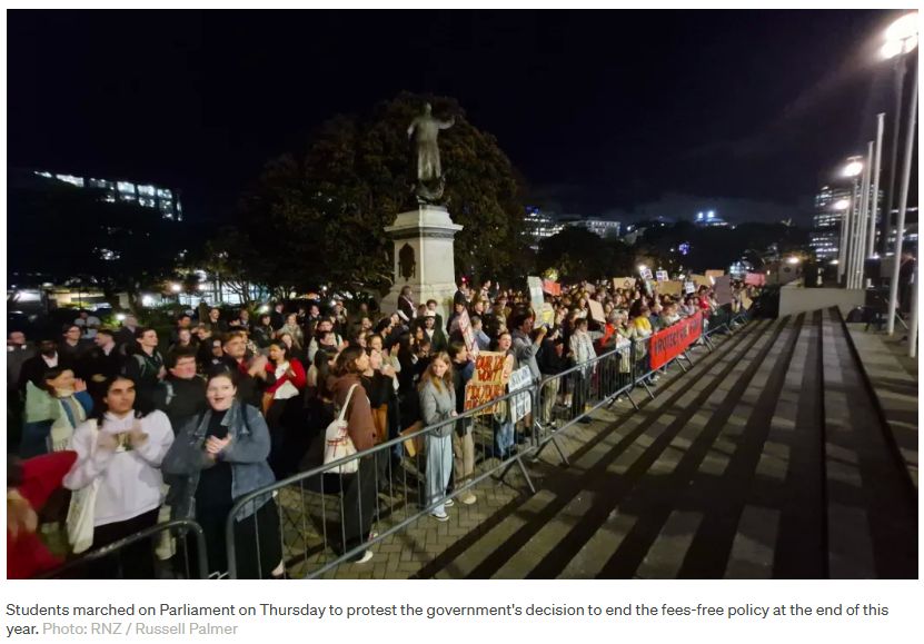 Government's Budget Sparks Angry Scenes As Students March On Parliament ...