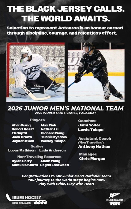 Auckland.Scoop » Inline Hockey New Zealand Confirms Junior Men’s ...