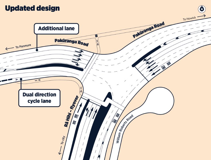 Auckland.Scoop » Pakūranga Road/Rā Hihi (Reeves Road) Flyover ...