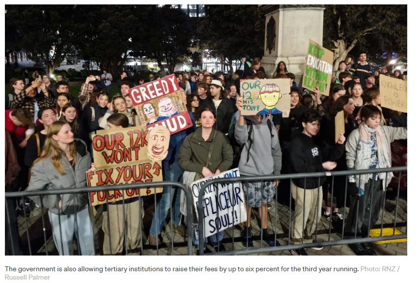 Government's Budget Sparks Angry Scenes As Students March On Parliament ...