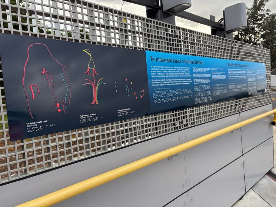 Auckland.Scoop » Student Art Brings Homai Station To Life