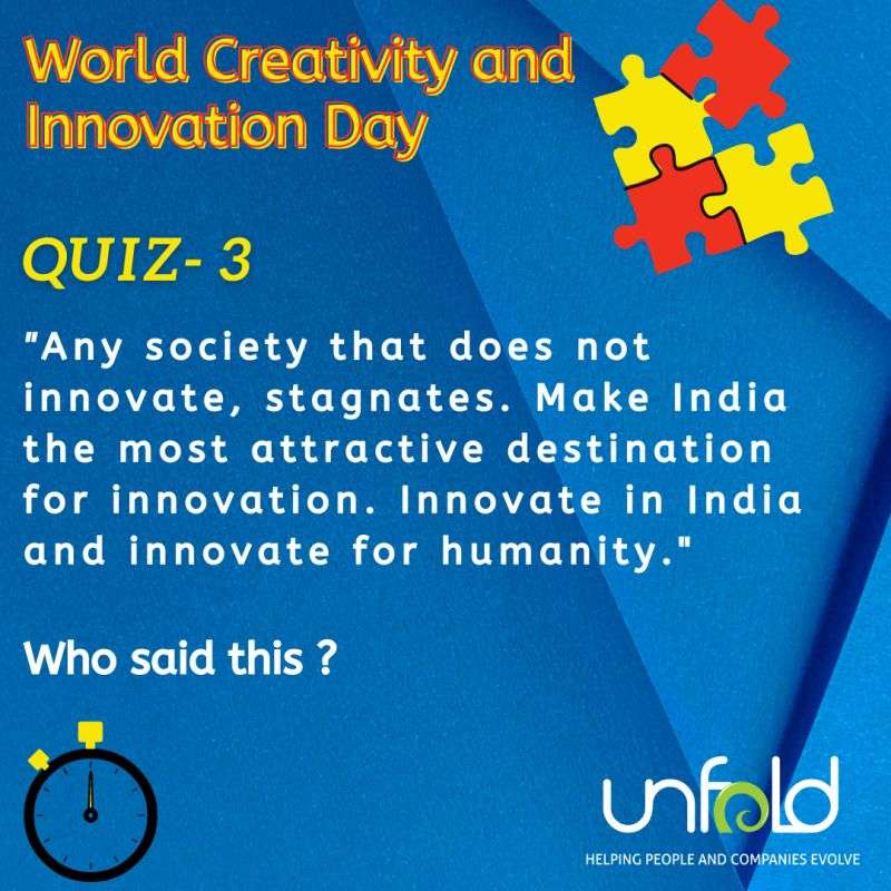 World Creativity and Innovation Day Quiz #3 | Intrapreneurship ...