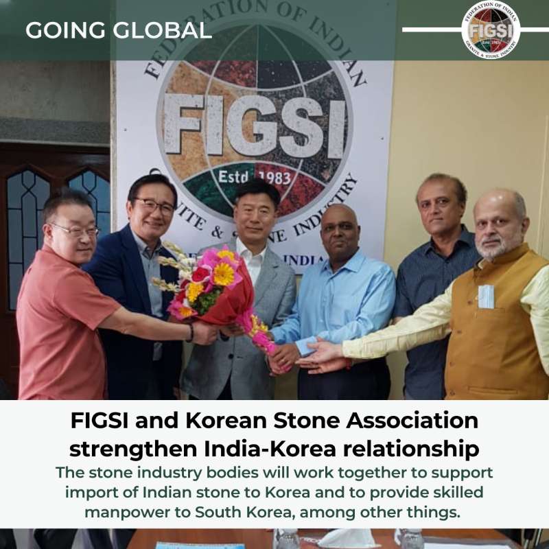FIGSI signs MoU with the Korean Stone Association | FIGSI Industry Hub